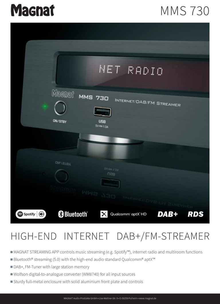 The New High-end Streamer MMS 730 from Magnat – Hi Fi HQ Blog: News ...