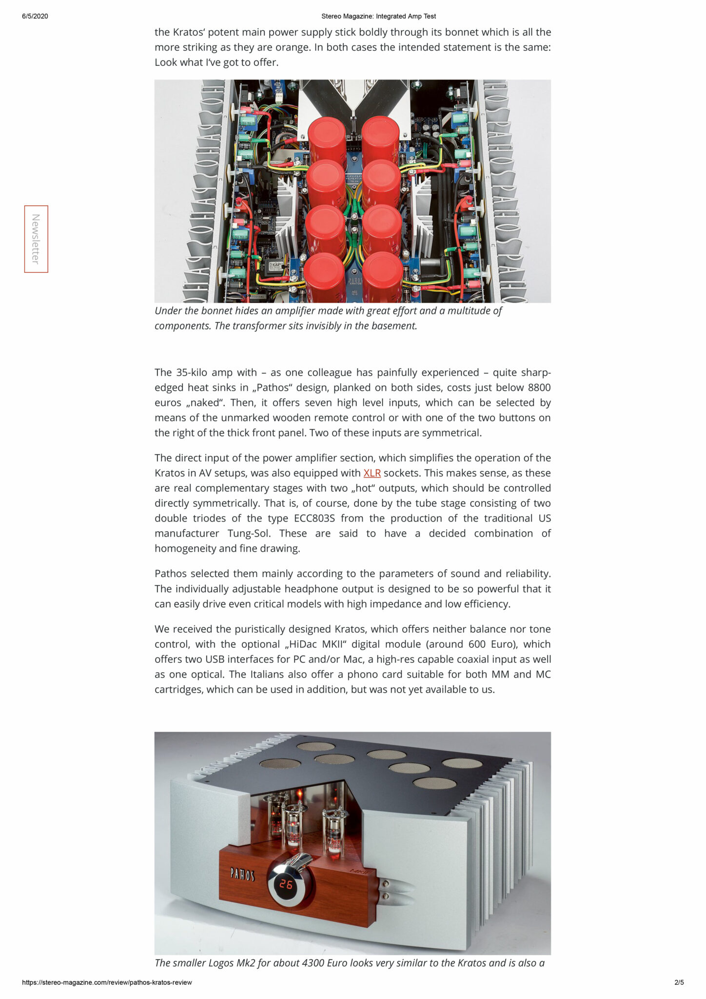 Pathos Kratos STEREO-Magazine Review – Hi Fi HQ Blog: News, Reviews ...